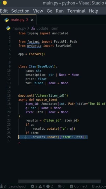 How To Use Multiple Body Params In Fastapi Python Tutorial For Beginners Python