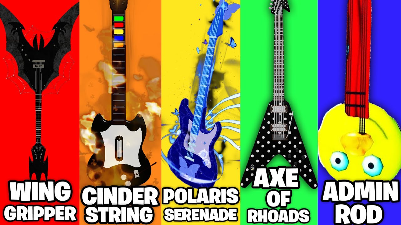 Using EVERY Guitar Rod in Fisch - YouTube