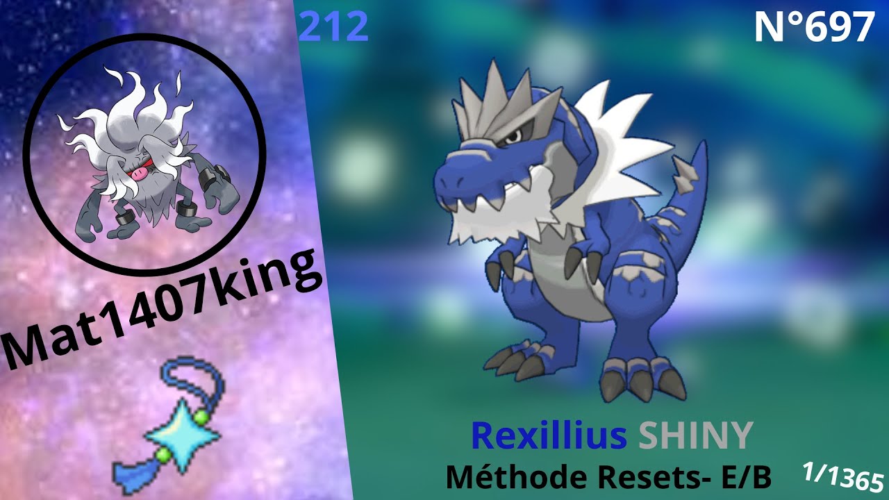 Enfin de la chance en RESETS pour Rexillius shiny (Tyrantrum) sur ...