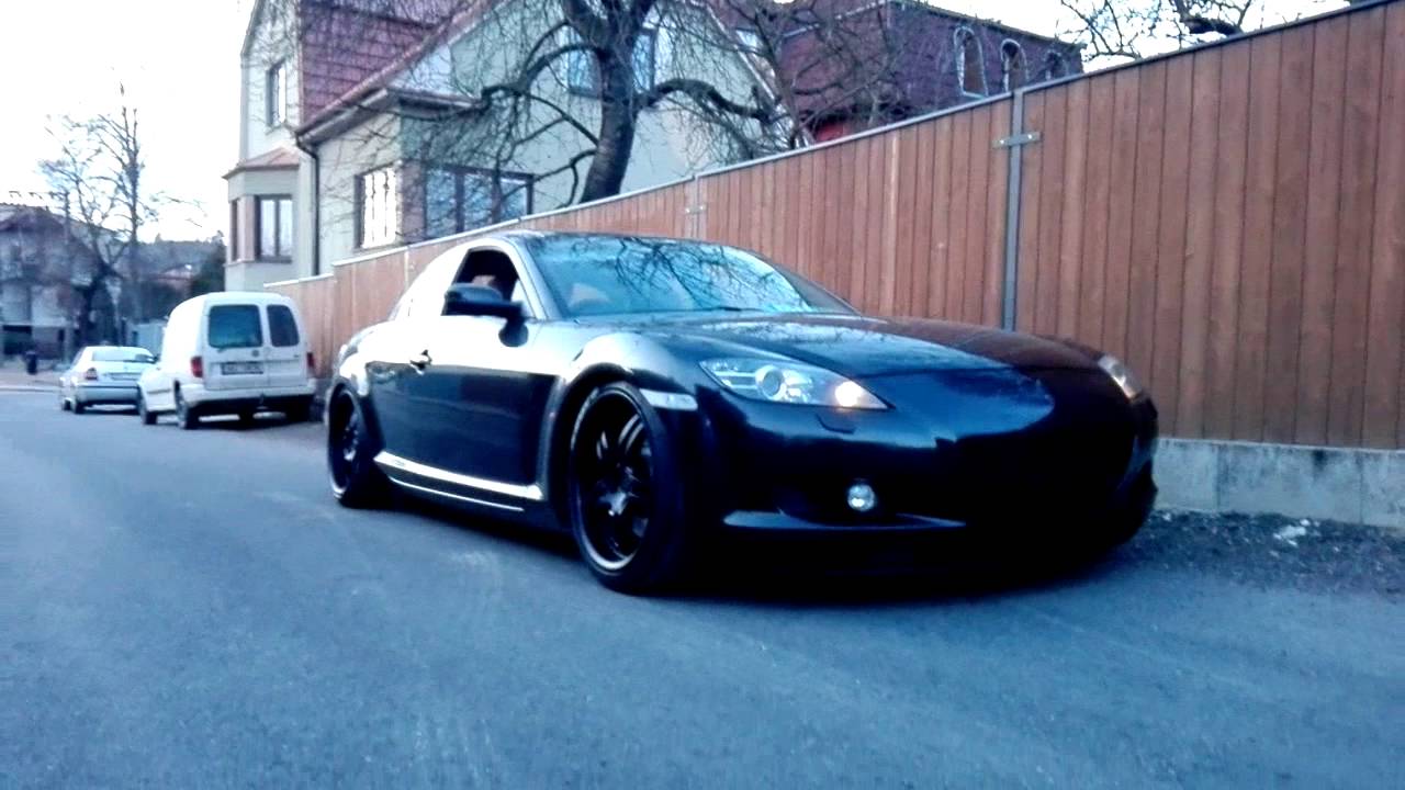 Mazda rx-8 KURO static,stance,low czech hd - YouTube