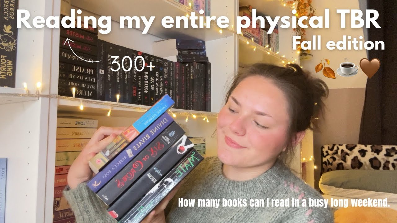 How many books can I read in a long weekend | Fall edition 🍂☕️🤎 - YouTube