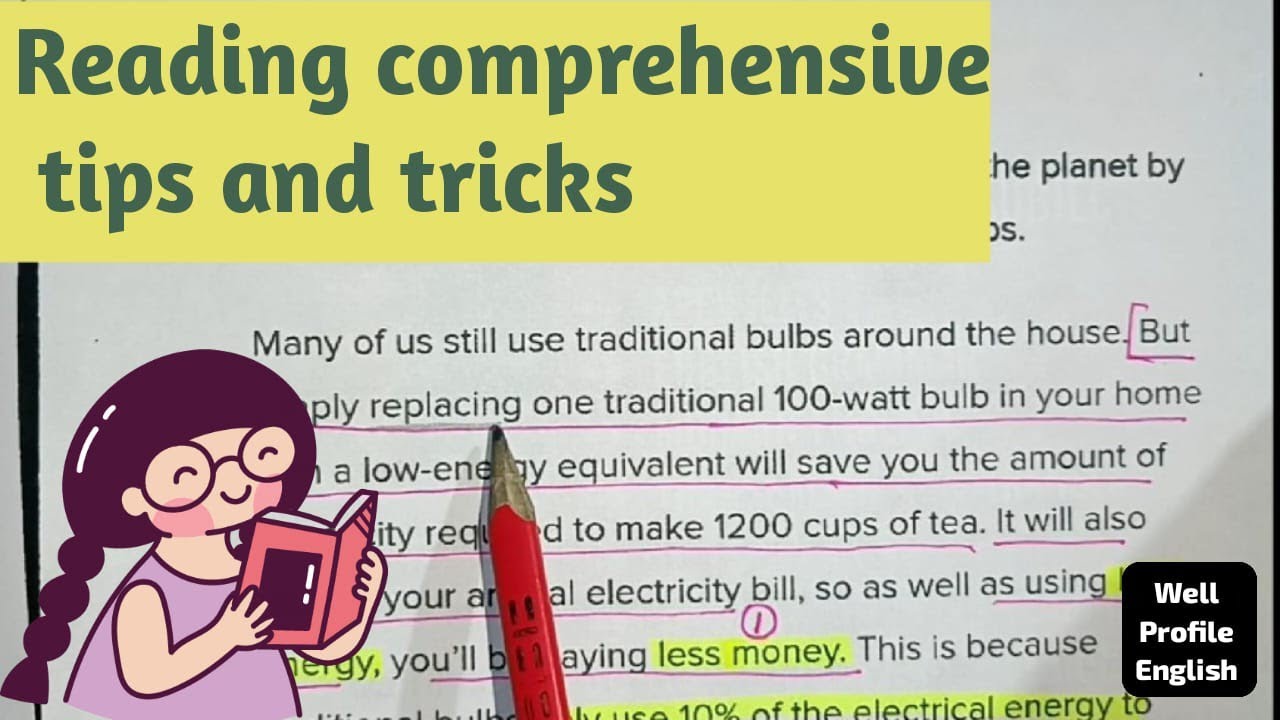 Reading comprehensive tips and tricks! Vocabulary! Writing skills - YouTube