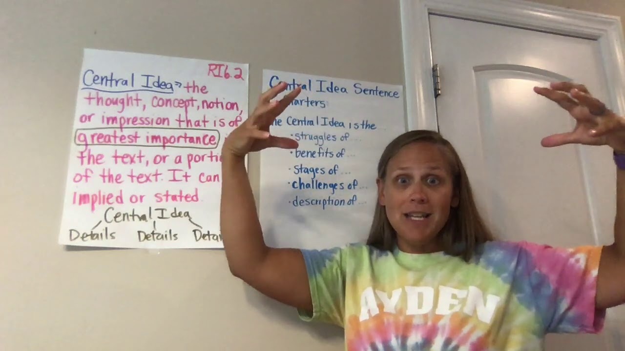 Central Idea RI 6 2 - YouTube