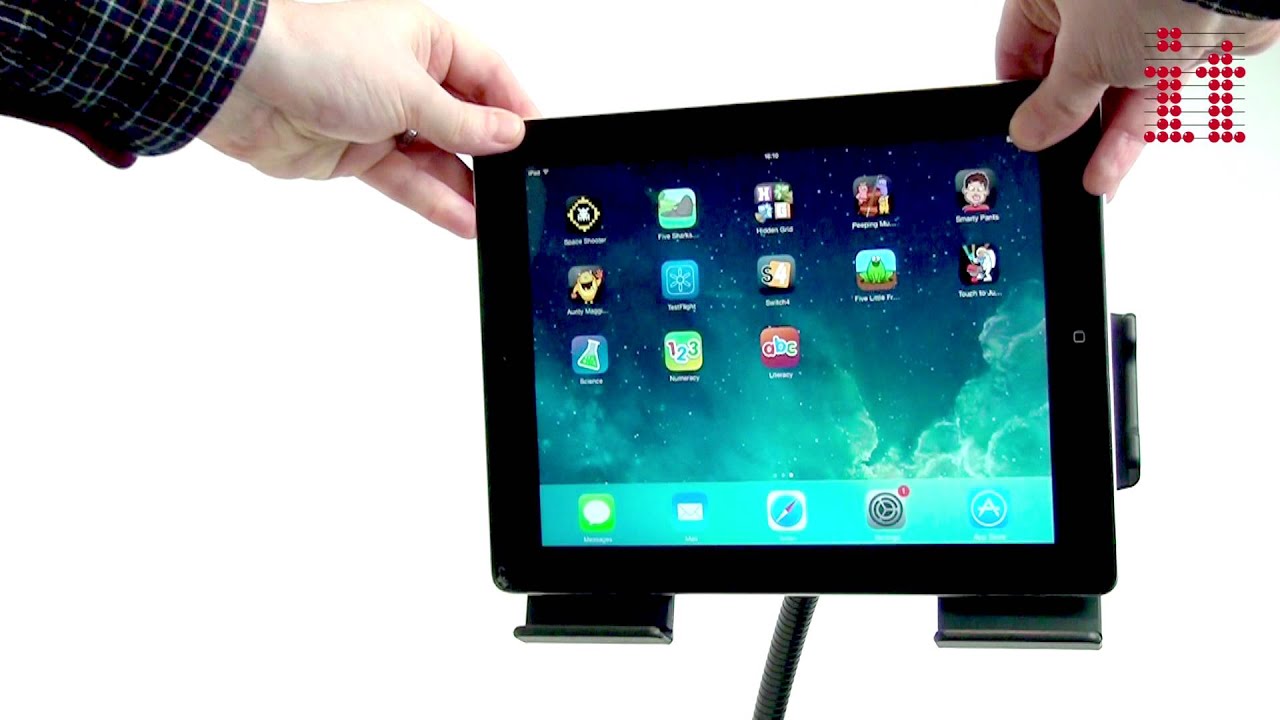 Gooseneck with Bamboo Holder for iPad - YouTube
