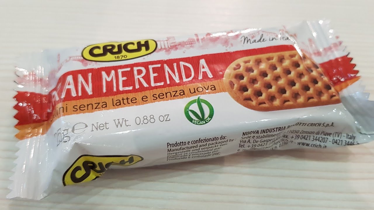 Crich Gran Merenda frolli senza latte e senza uova Unboxing 2020 Made ...