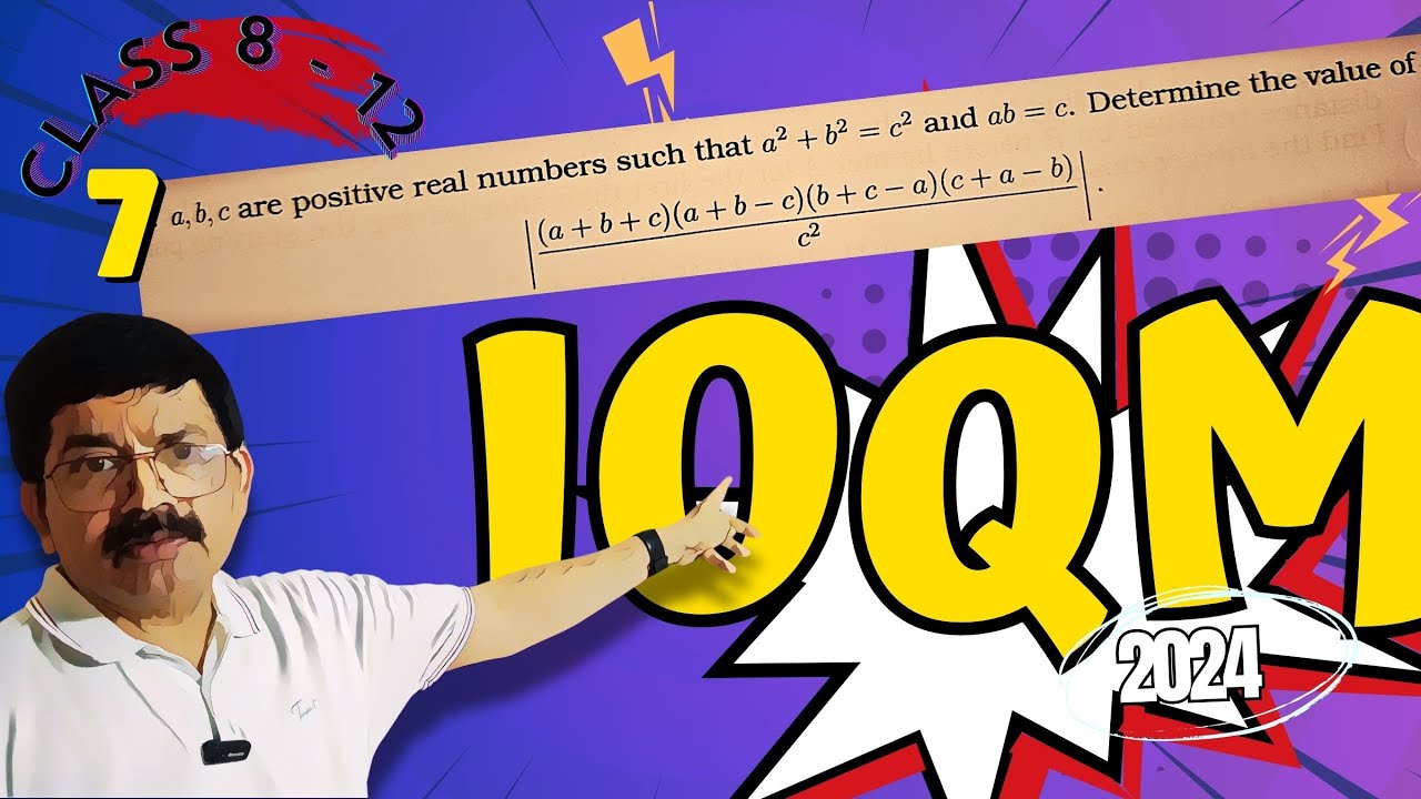 PROBLEM 7 (asked in IOQM 2020)/ HERON'S FORMULA / GEOMETRY / IOQM 2024/CLASS 8 - 12 - YouTube