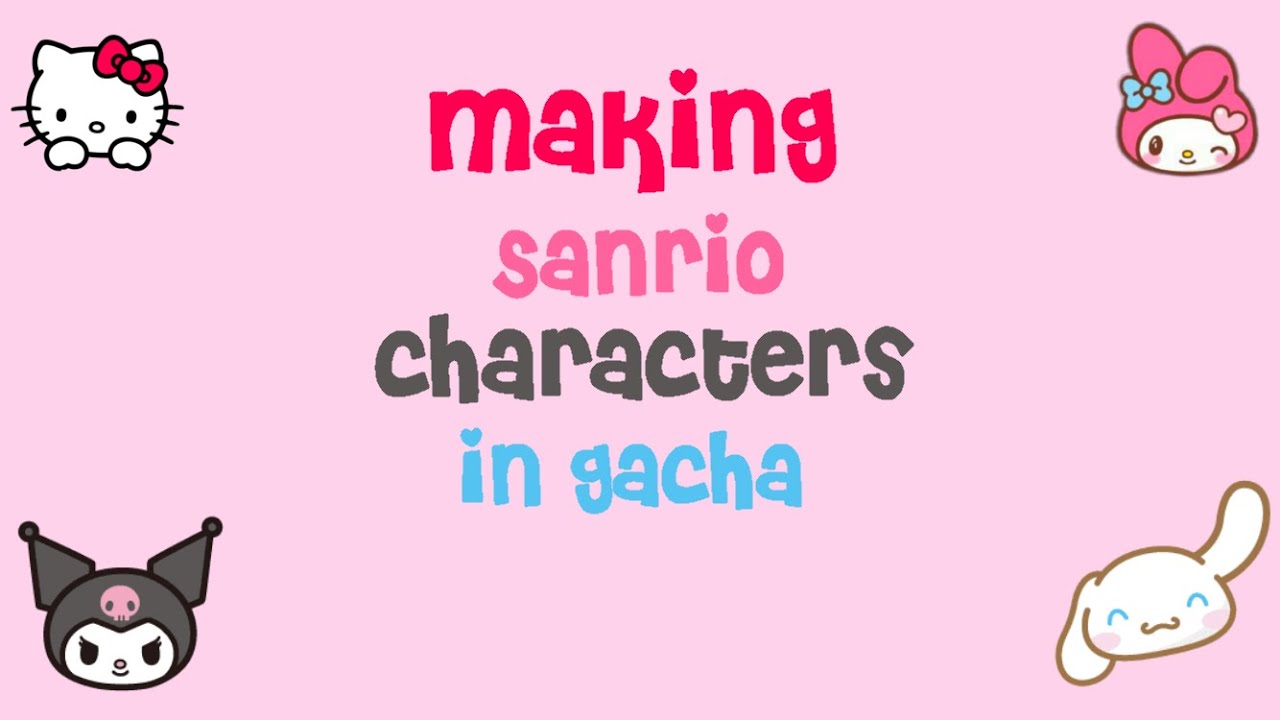 Making Sanrio Characters in Gacha Club !! Puff Gacha 🎐 - YouTube