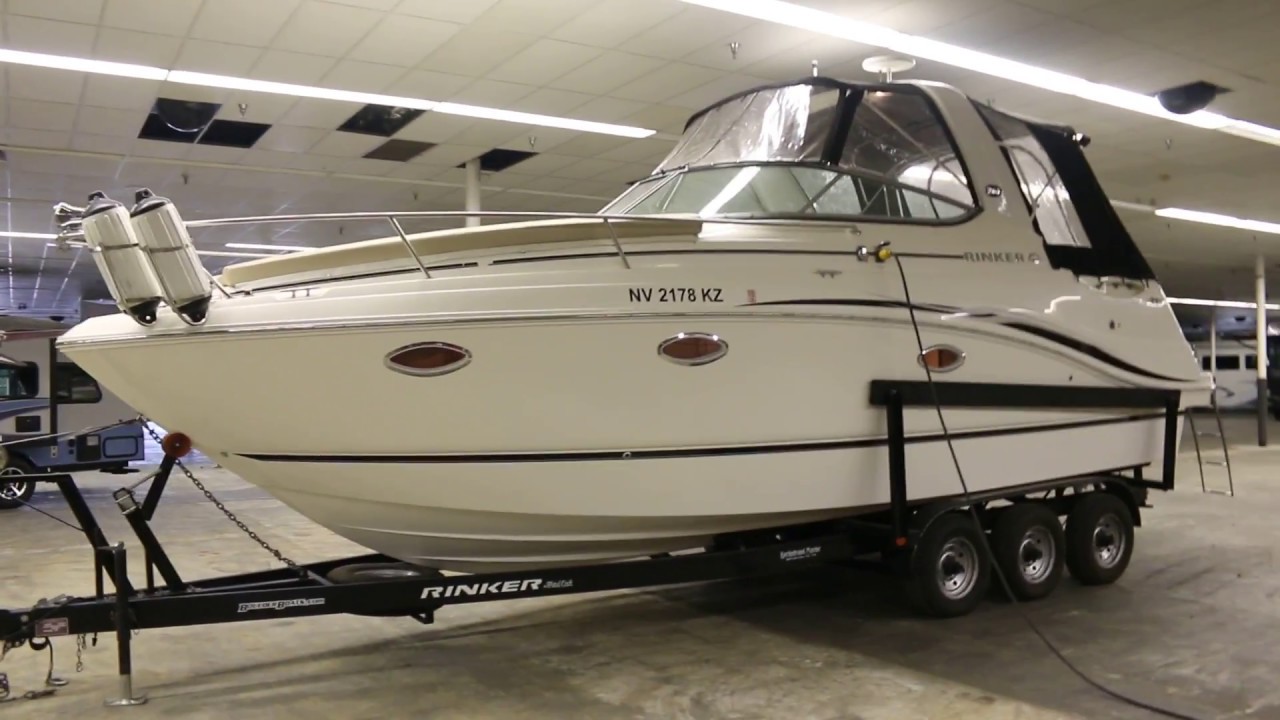 2008 Rinker 280 Express Cruiser For Sale - YouTube