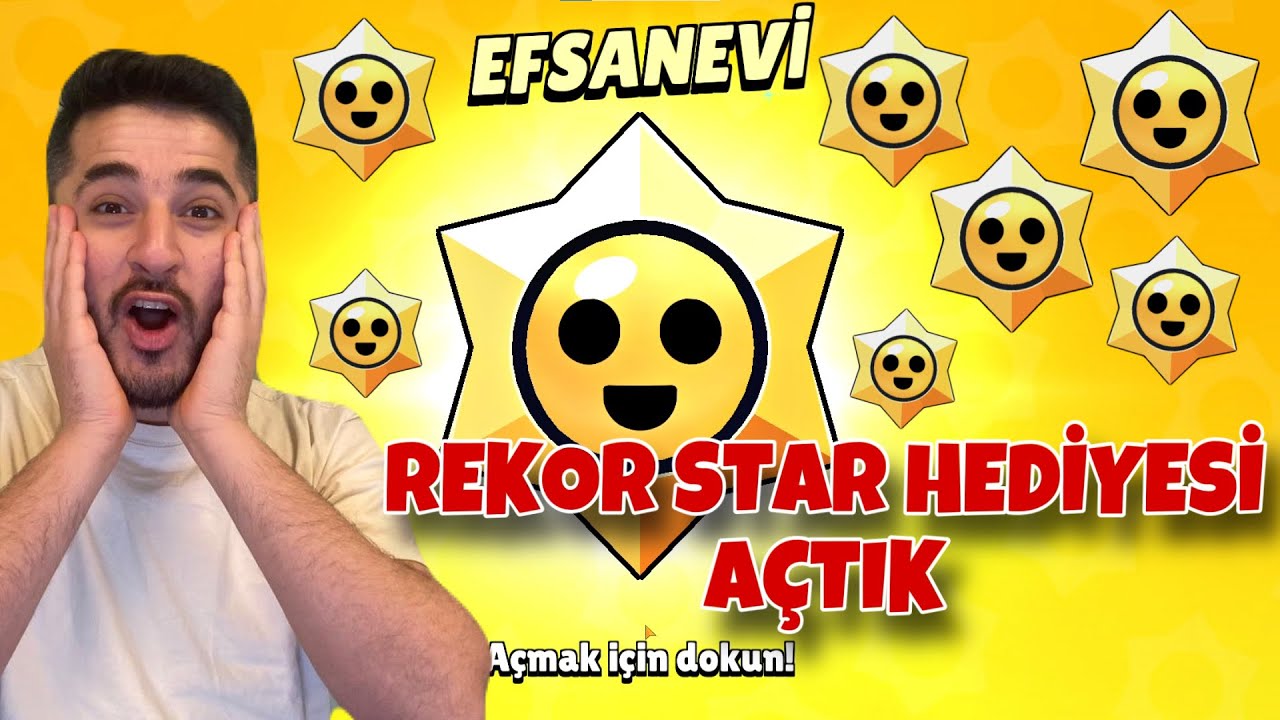 REKOR STAR HEDİYESİ AÇTIK SONUNDA KARAKTERİ ÇIKARDIK! -BRAWL STARS ...