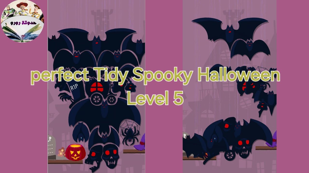 Perfect Tidy Spooky Halloween Level 5 | Walkthrough Game |حل لعبة ...