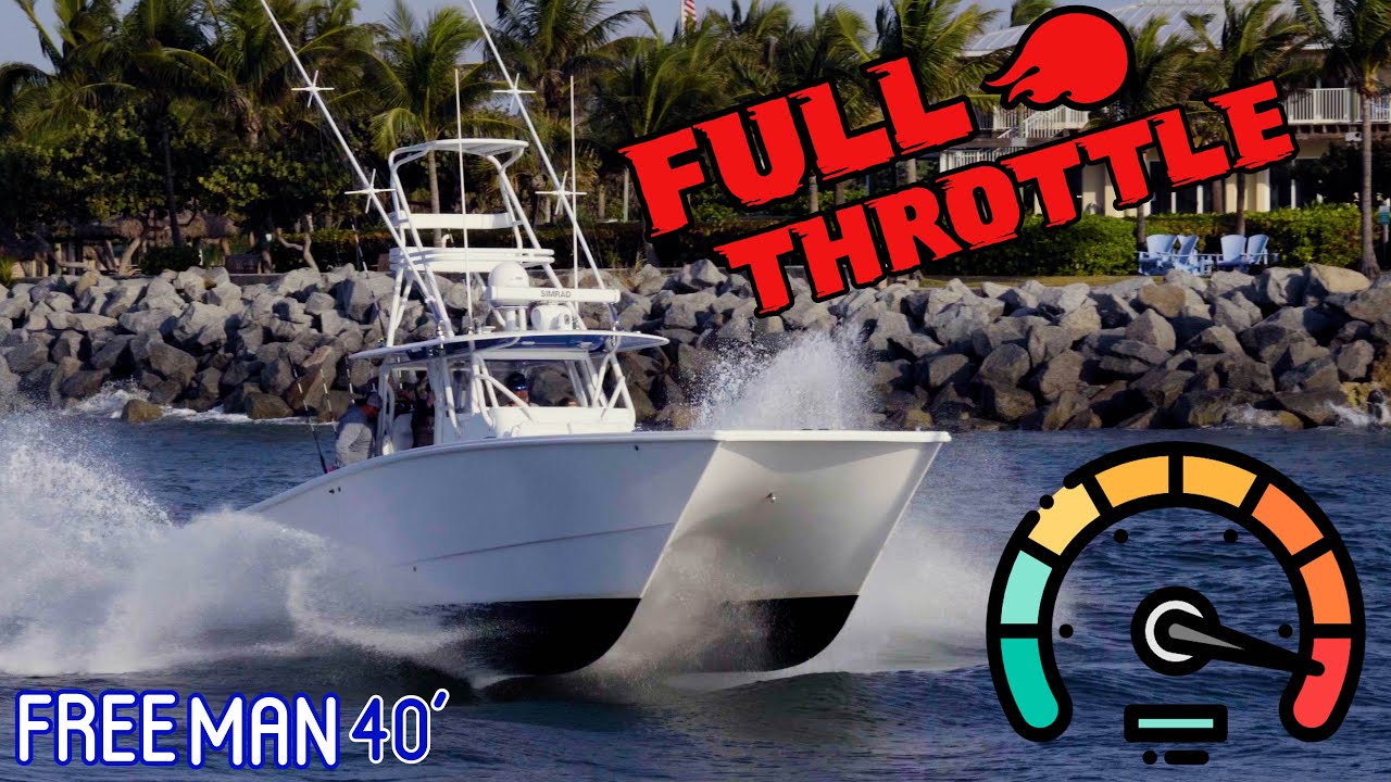 Freeman 40 shows jupiter inlet who's boss | Inlet Pass - YouTube