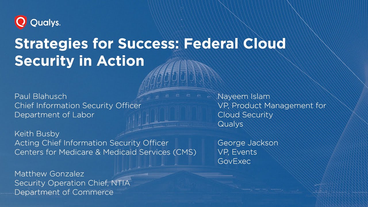 Strategies for Success - Federal Cloud Security in Action - YouTube
