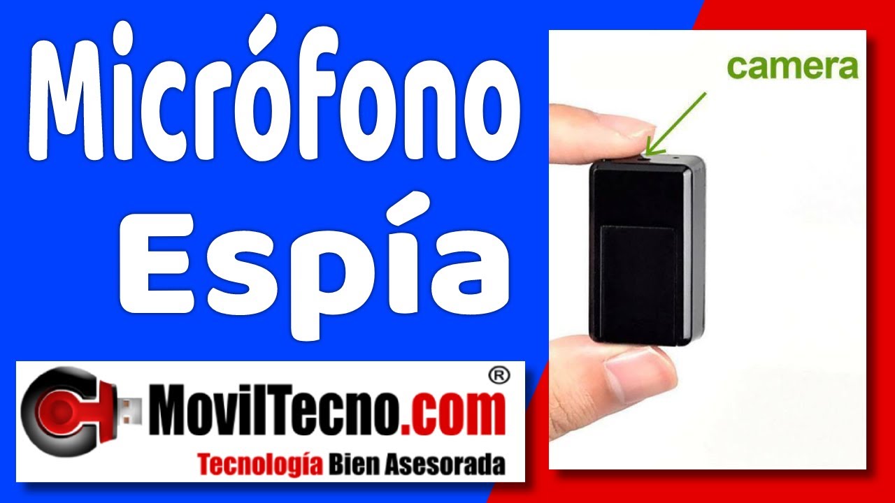 Microfono Secreto gsm con camara oculta en MovilTecno.com - YouTube