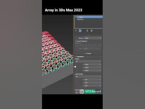 Array in 3Ds Max 2023 #3dsmax #render #architecture #autodesk Youtube:https://tinyurl.com ...