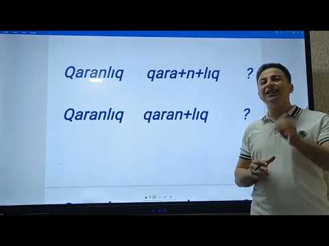 Qaranlıq, qara+n+lıq, qaran+lıq ? / Sözün tərkibi / Ülvi Osmanlı