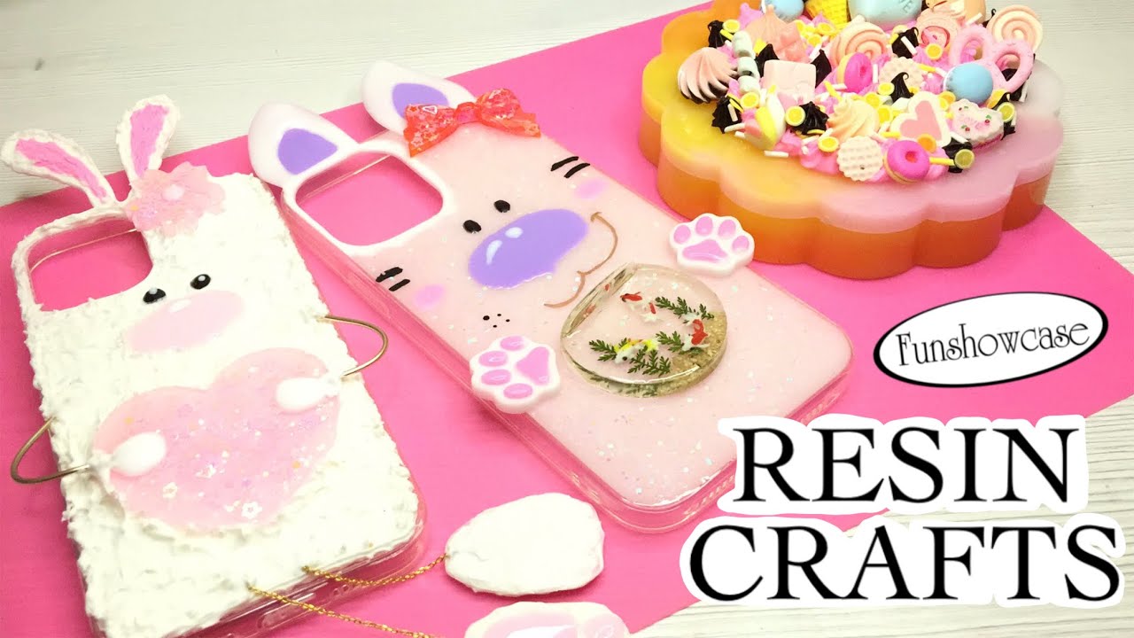 Resin crafts- Phone Cases- Trinket Box- Decoden- Funshowcase- DIY - YouTube