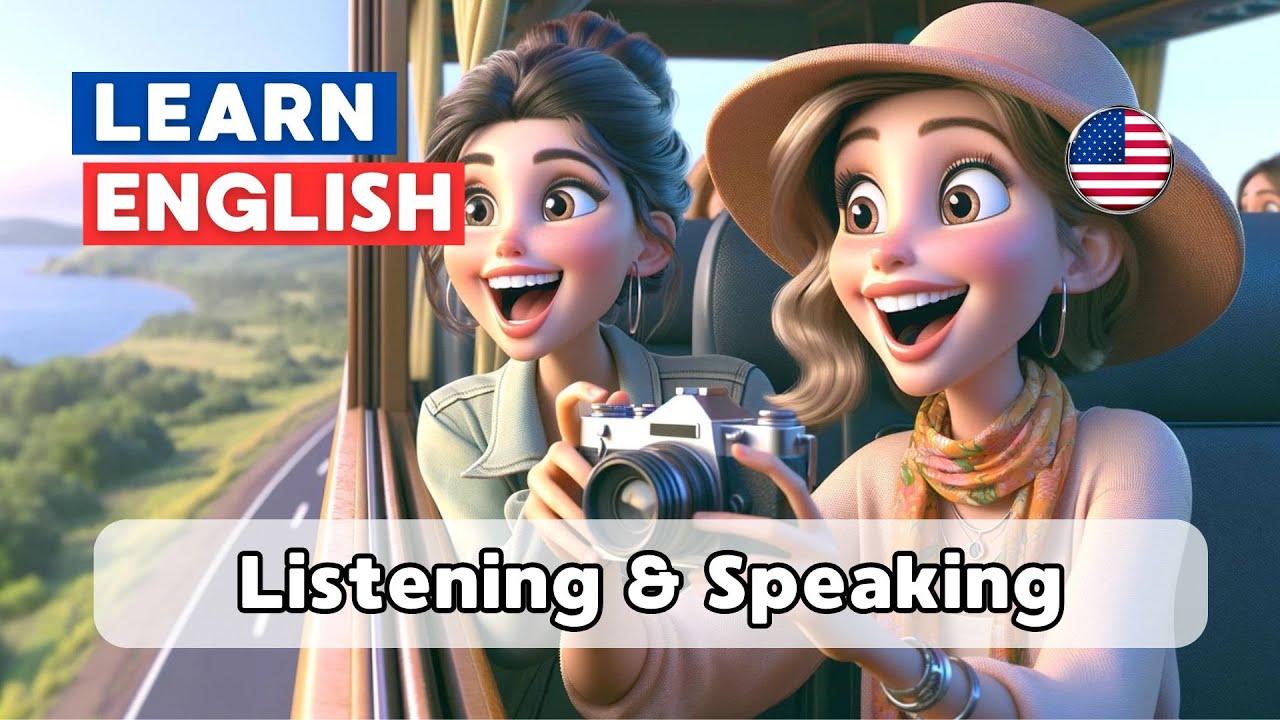 English Listening & Speaking | A1 (Level 1-2) | My Last Trip | Practice ...