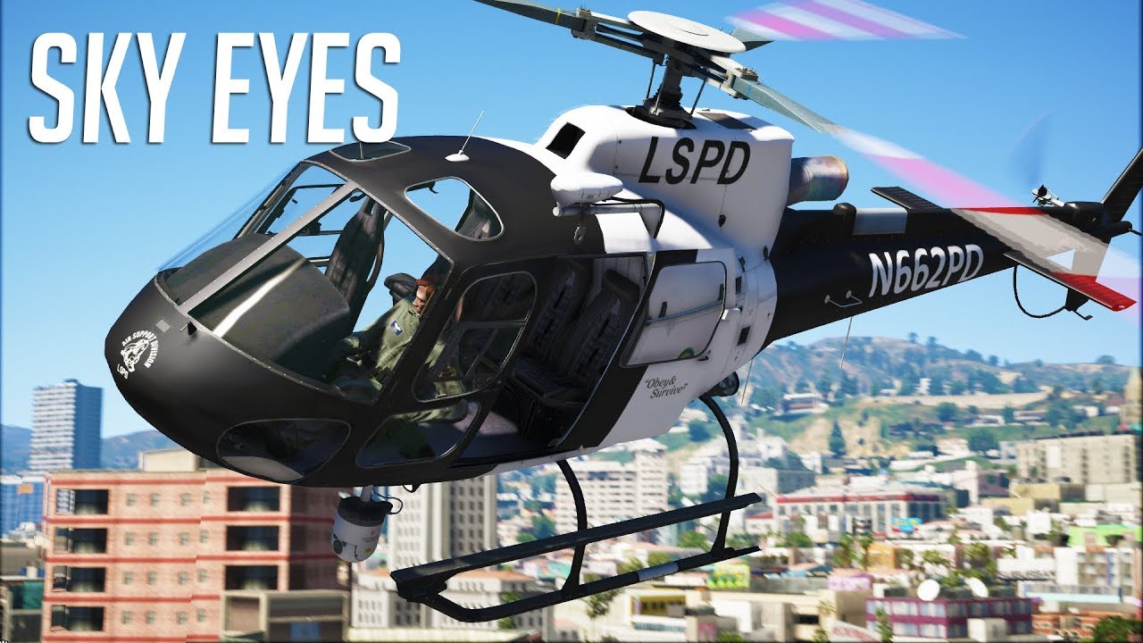 LSPDFR - Day 772 - Air Support - YouTube
