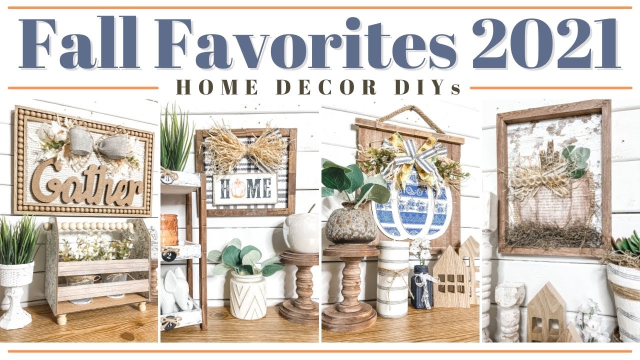 *NEW* 🍁 FALL Home Decor DIY Subscriber Favorites 2021 - YouTube