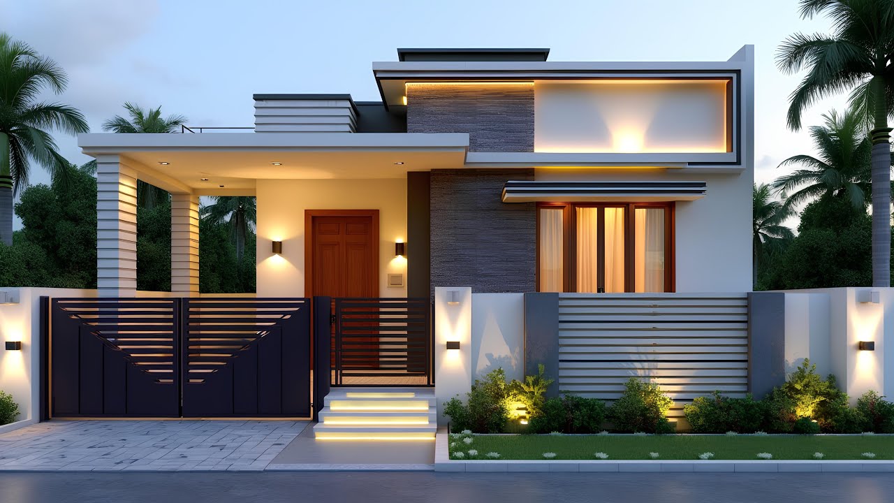 Modern Small House Design | Latest Compact Home with Smart Features ...