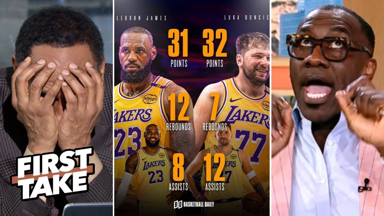 FIRST TAKE | "NBA TEAMS ARE PANICKING" - Stephen A. on Luka-LeBron lead ...