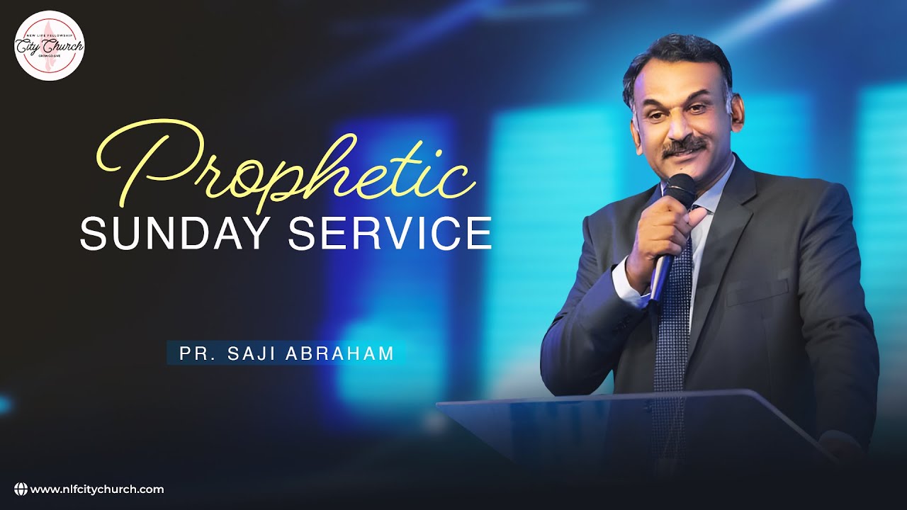 Prophetic Sunday Service | Pr. Saji Abraham | 7th July 2024 | 9 AM ...