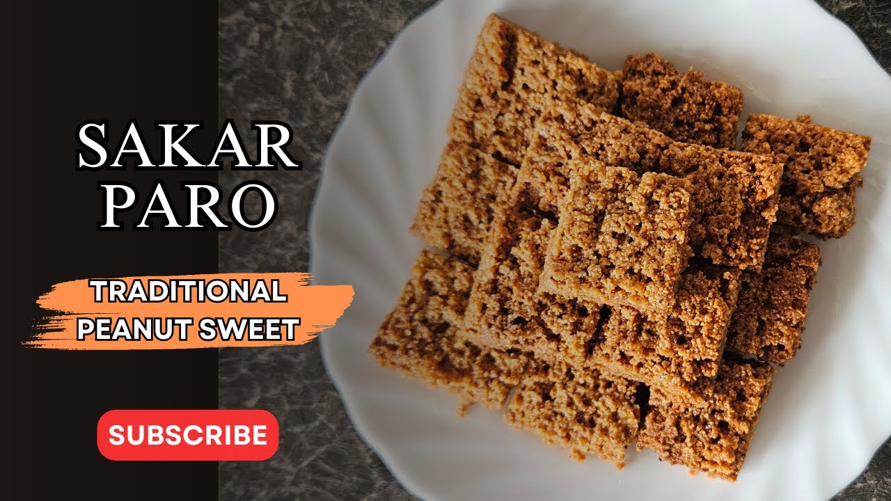 Farari Sakar Paro | Mandvi Sakar Paro | Traditional Peanut Sweet | Maha ...