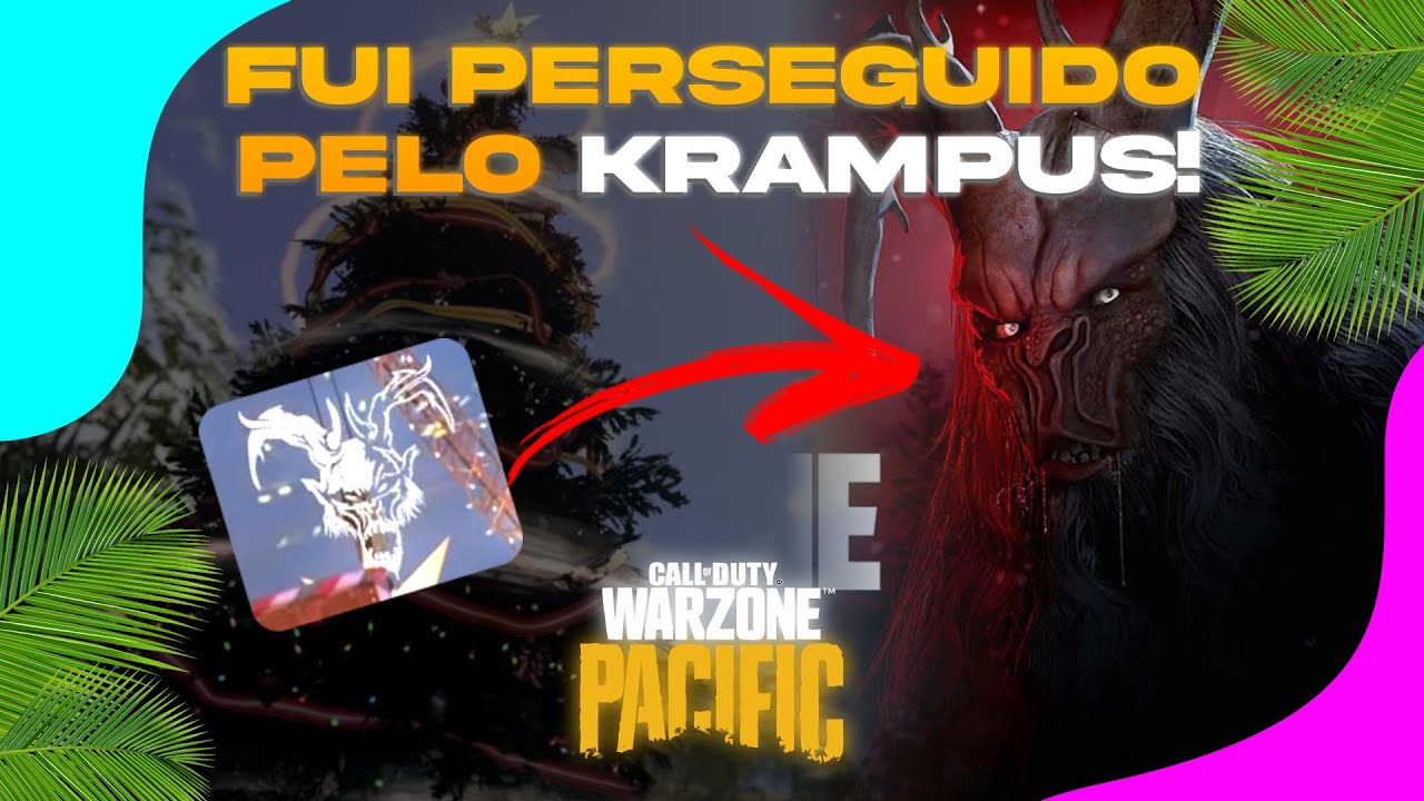 FUI PERSEGUIDO PELO KRAMPUS NO CODWARZONE PACÍFICO - BR SOLO - YouTube