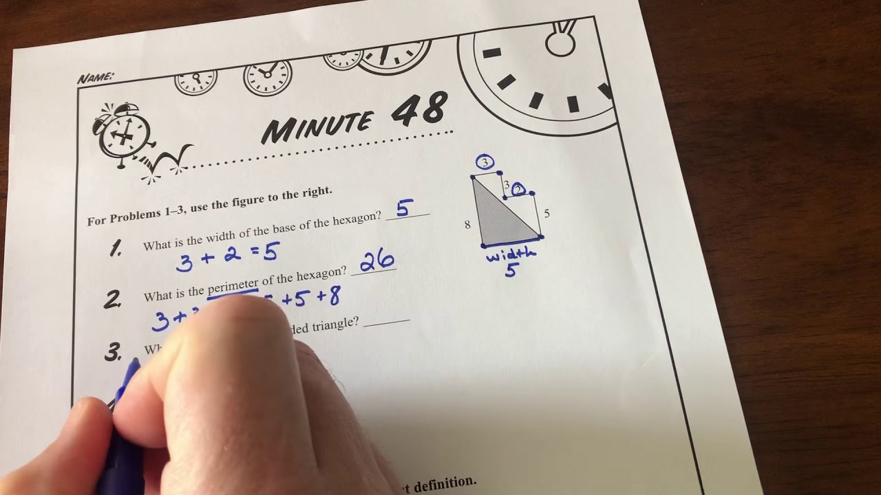 Math Minute 48 - YouTube