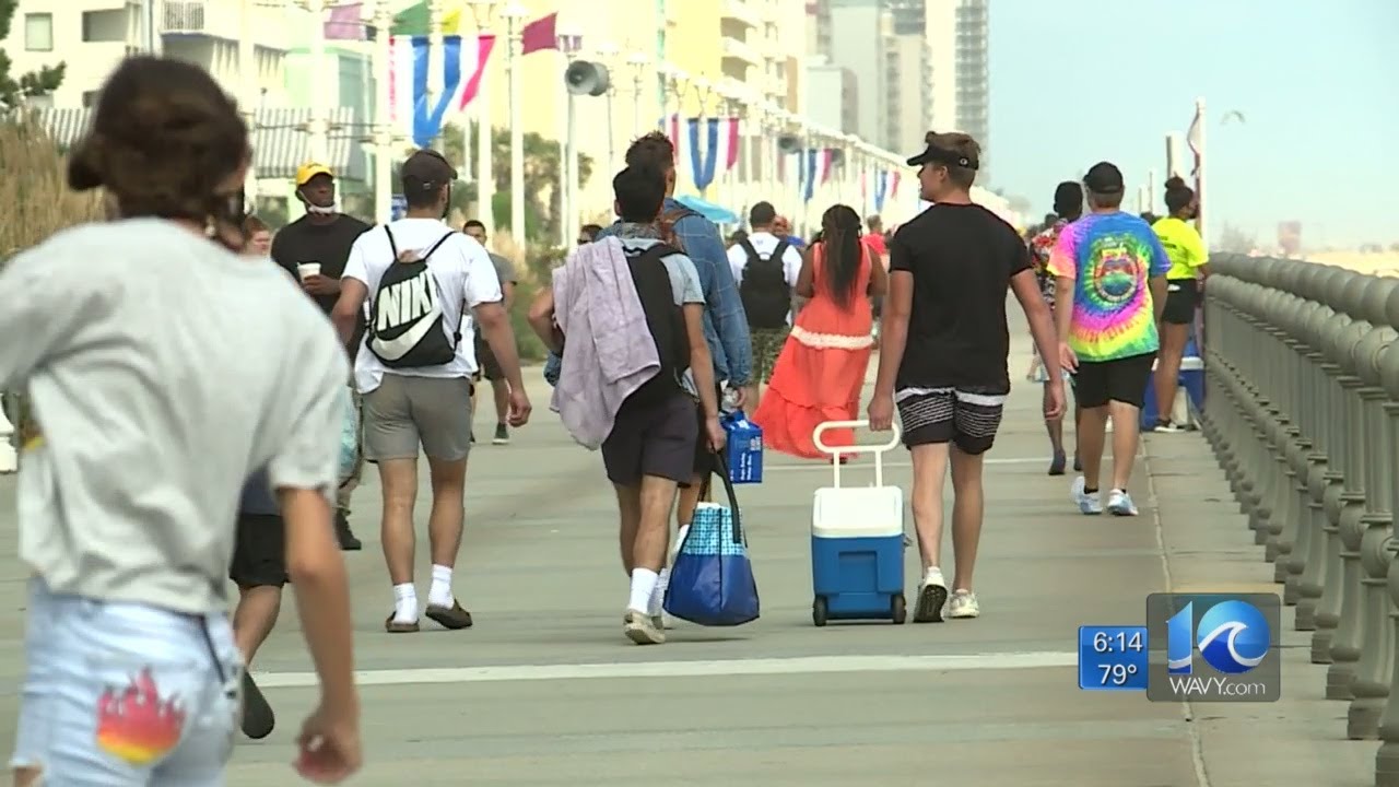 Businesses welcome busy Labor Day at Virginia Beach Oceanfront - YouTube