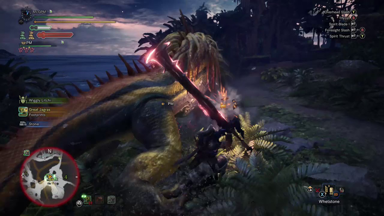 Mhw master rank jagras - YouTube