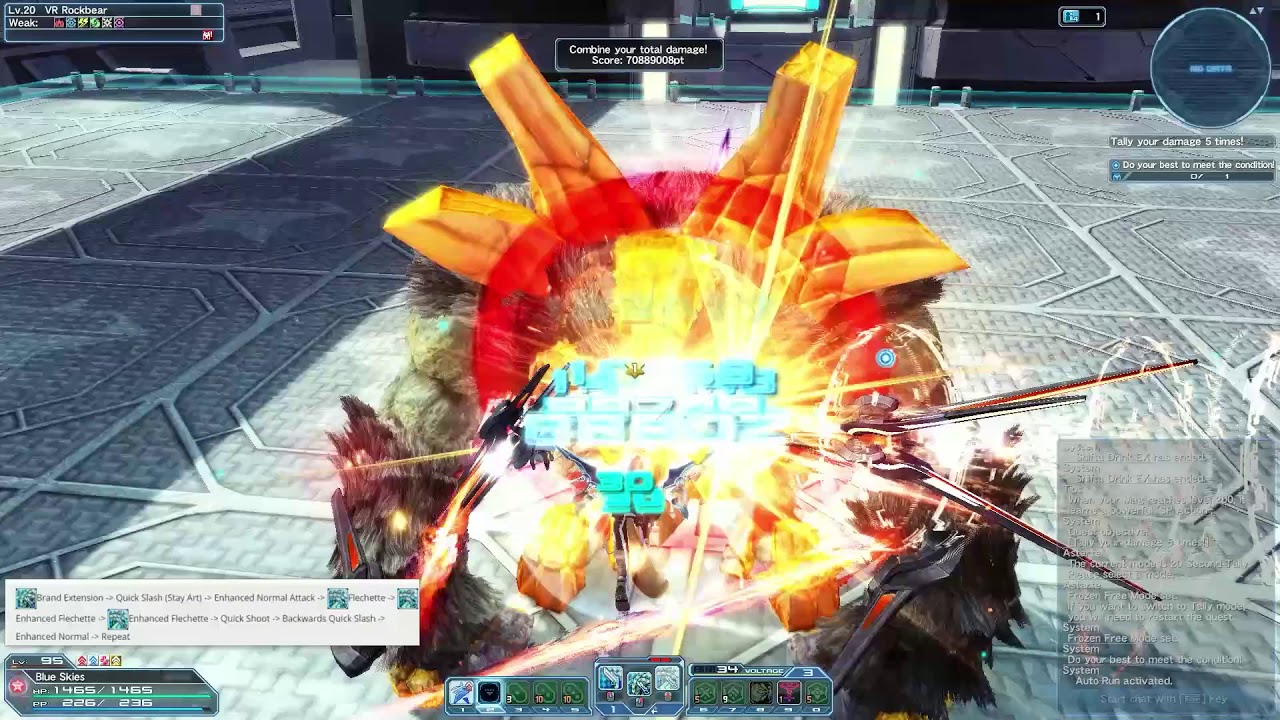[PSO2 JP] Luster (Fomel) - Infinite Combo - YouTube