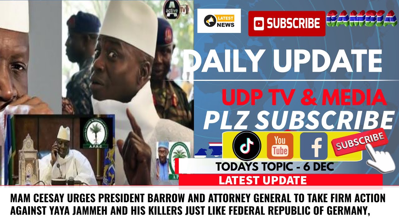 IMAM CEESAY URGES PRESIDENT BARROW AND ATTORNEY GENERAL TO TAKE ACTION ...