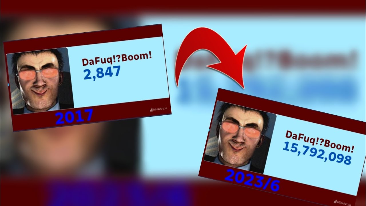 DaFuq!?Boom! Sub Count History (2017 - 2023) - YouTube