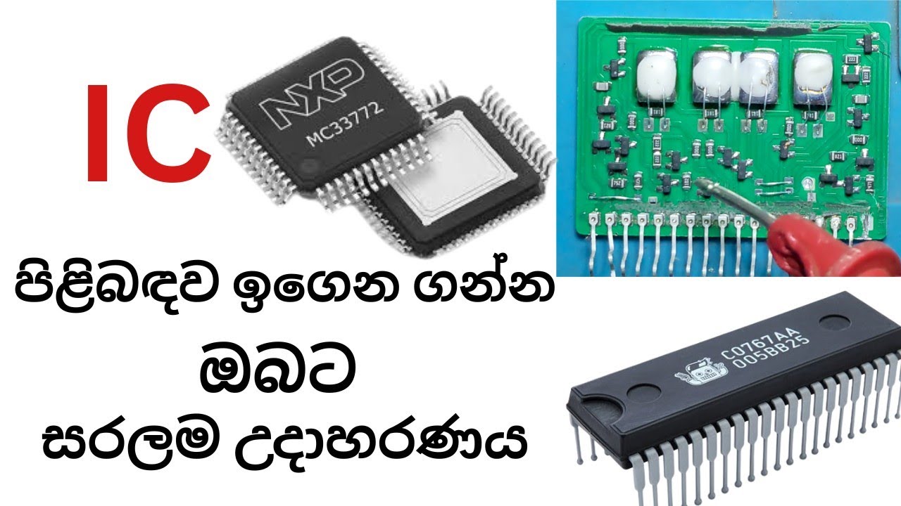 ic explain | sinhala | electronic world - YouTube