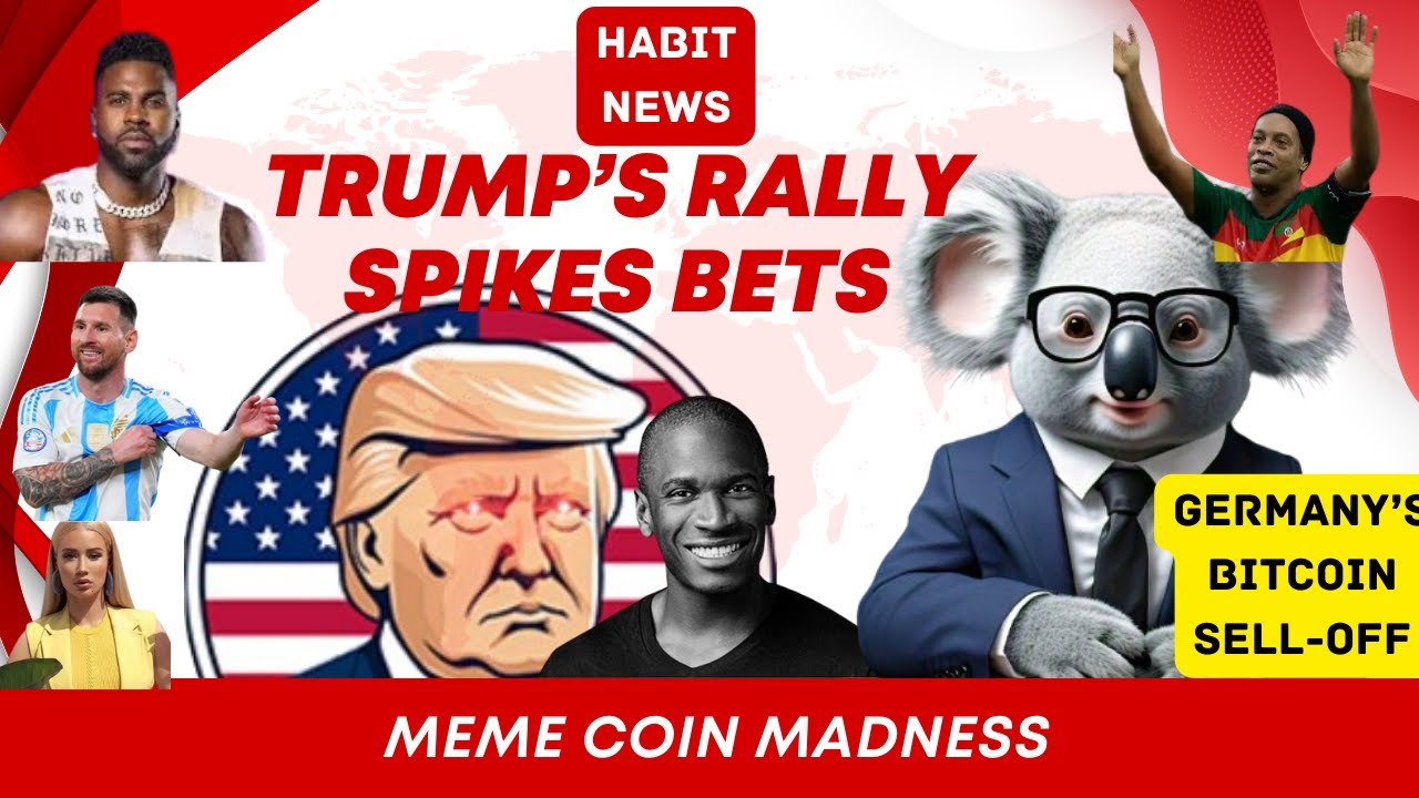 Crypto Chaos: Trump’s Rally Spikes Bets, Meme Coin Madness, & Germany’s ...