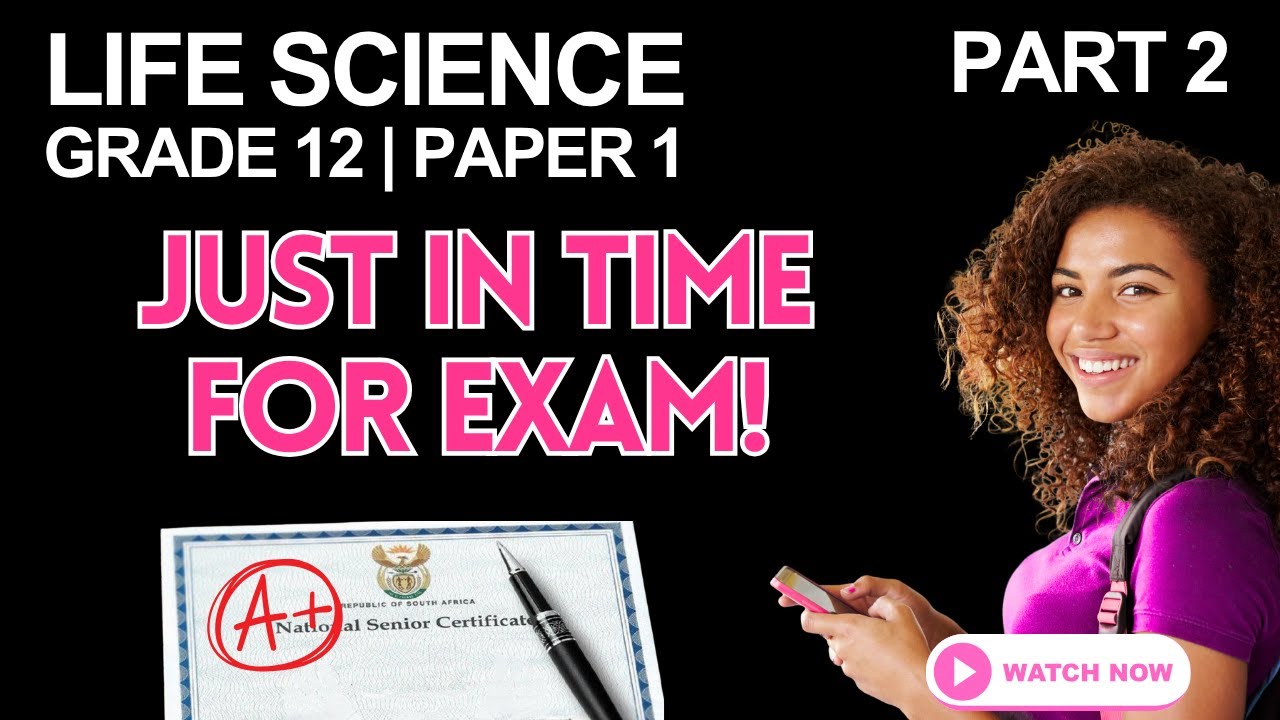 Life Science | Grade 12 | Paper 1 Revision - Just in Time for Exam ...