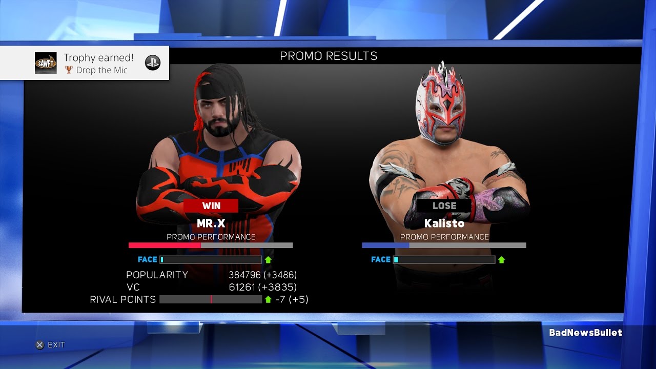 WWE 2K17 Trophy Guide Part 24 Drop The Mic (MyCareer/WWEUniverse) - YouTube