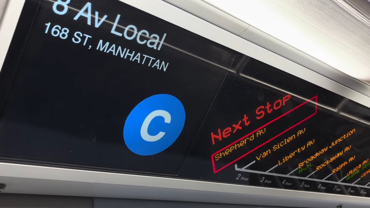 IND Subway: R179 (C) Local Train Full Ride from Euclid Ave to 168th ...