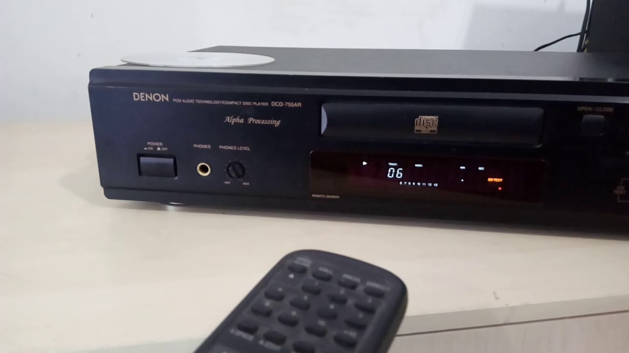 CD PLAYER DENON DCD 755AR EUROPEU 220VOLTS - YouTube