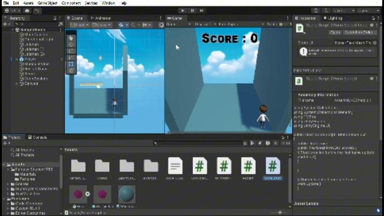 Tugas UAS (Membuat game dari aplikasi Unity) - YouTube