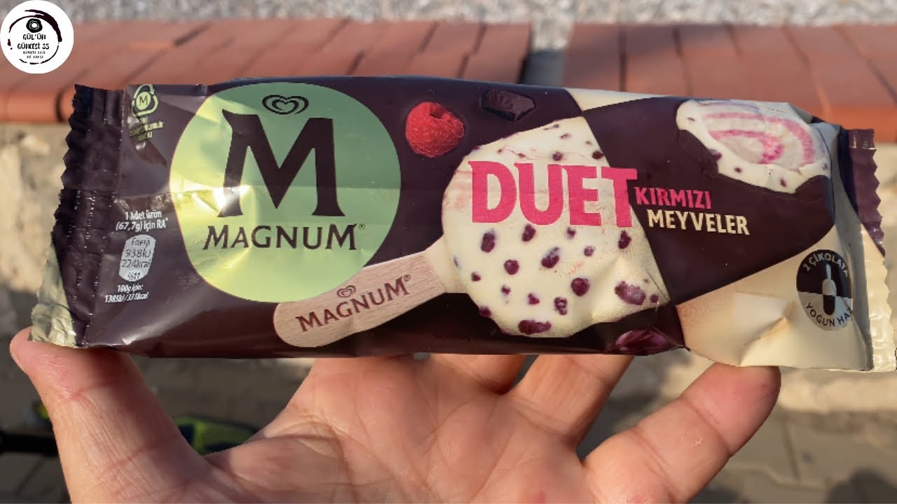 MAGNUM DUET KIRMIZI MEYVELER dondurmasını denedik ve biz çok beğendik 💁 ...