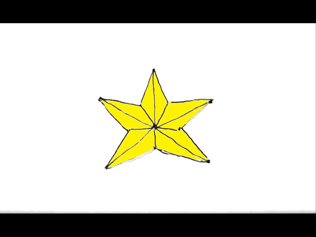 How To Draw A Christmas Tree Star Easy