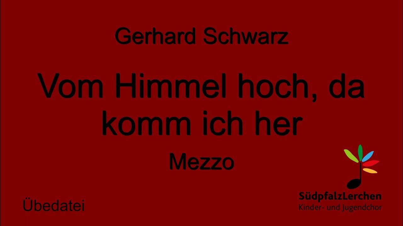 Vom Himmel Hoch Da Komm Ich Her Mezzo YouTube vom-himmel-hoch-da-komm-ich-her-mezzo-youtube