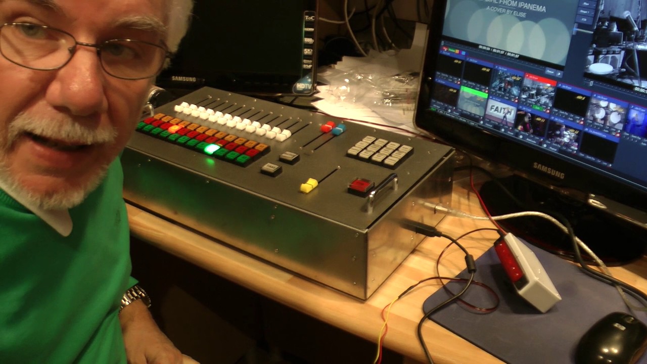 NEW Vmix controller with 12 inputs and tally lights included. - YouTube