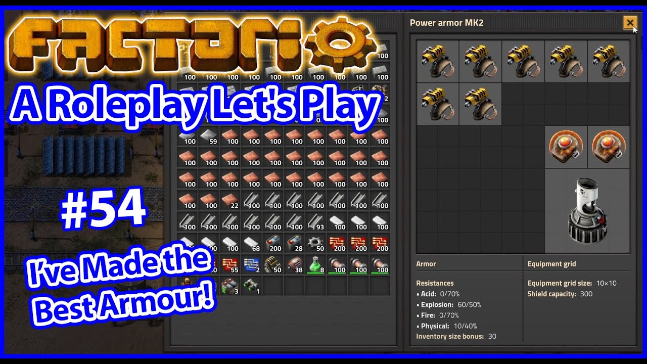 Factorio - I've Made the Best Armour! - YouTube