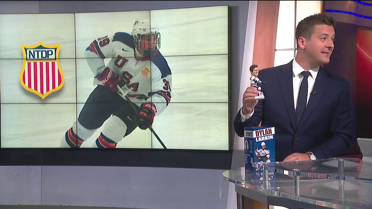 USA Hockey NTDP celebrating Dylan Larkin bobblehead night on Feb. 22 ...