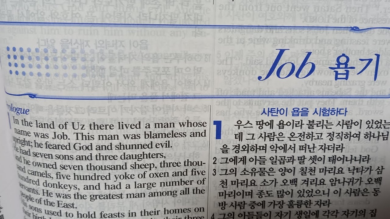 [욥기 42장] Job 42, niv bible - YouTube