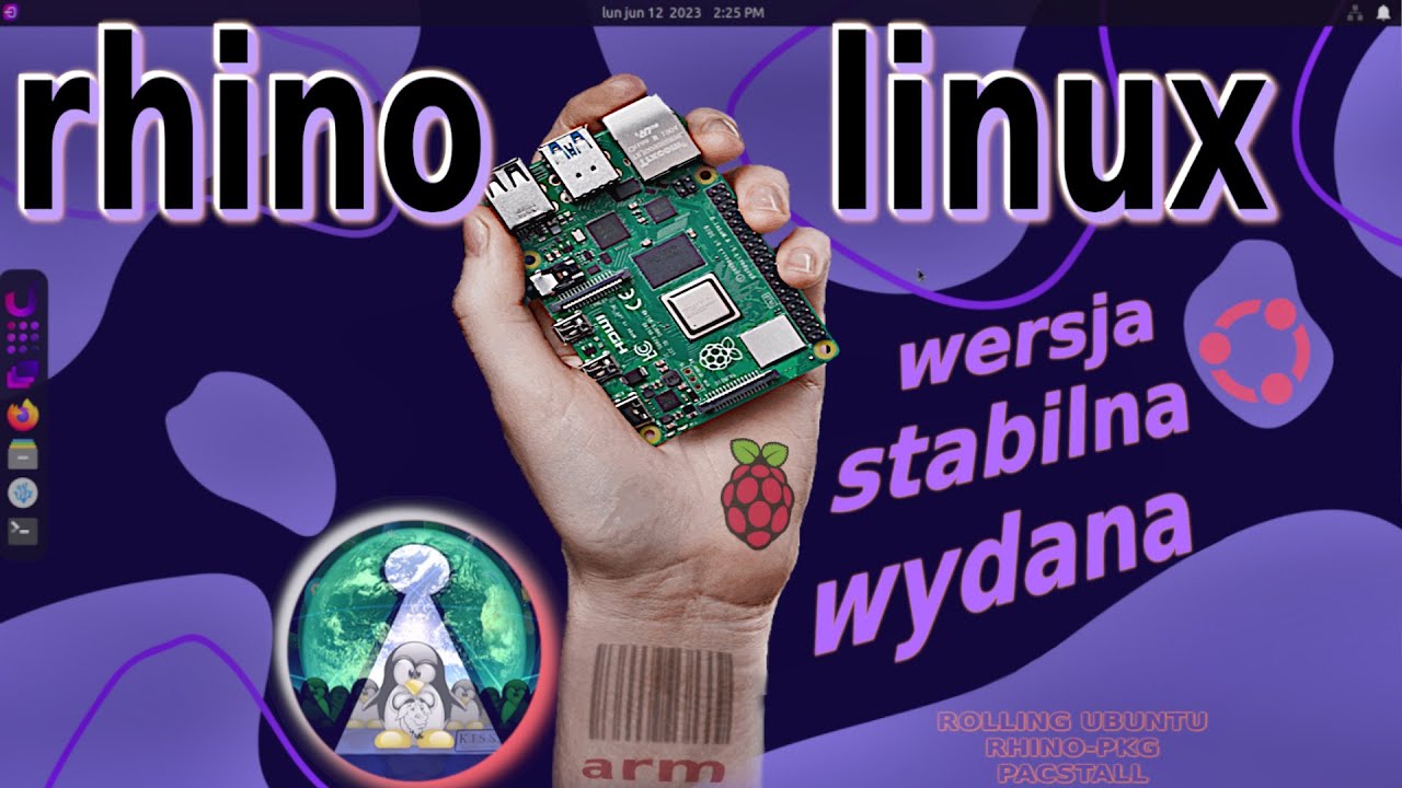 Rhino Linux Stable na ARM Raspberry Pi ( Jest wersja ARM Apple) Rolling ...