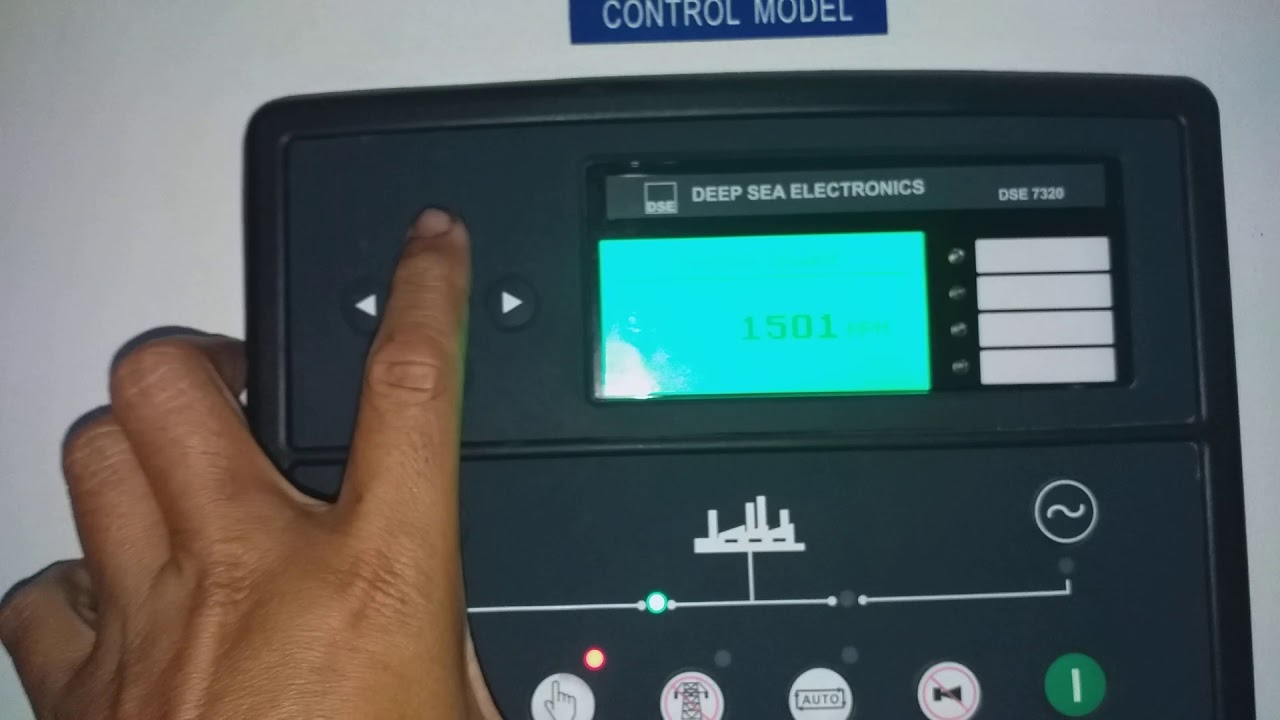 How to Running Perkins Genset module Deepsea DSE 7210 - YouTube
